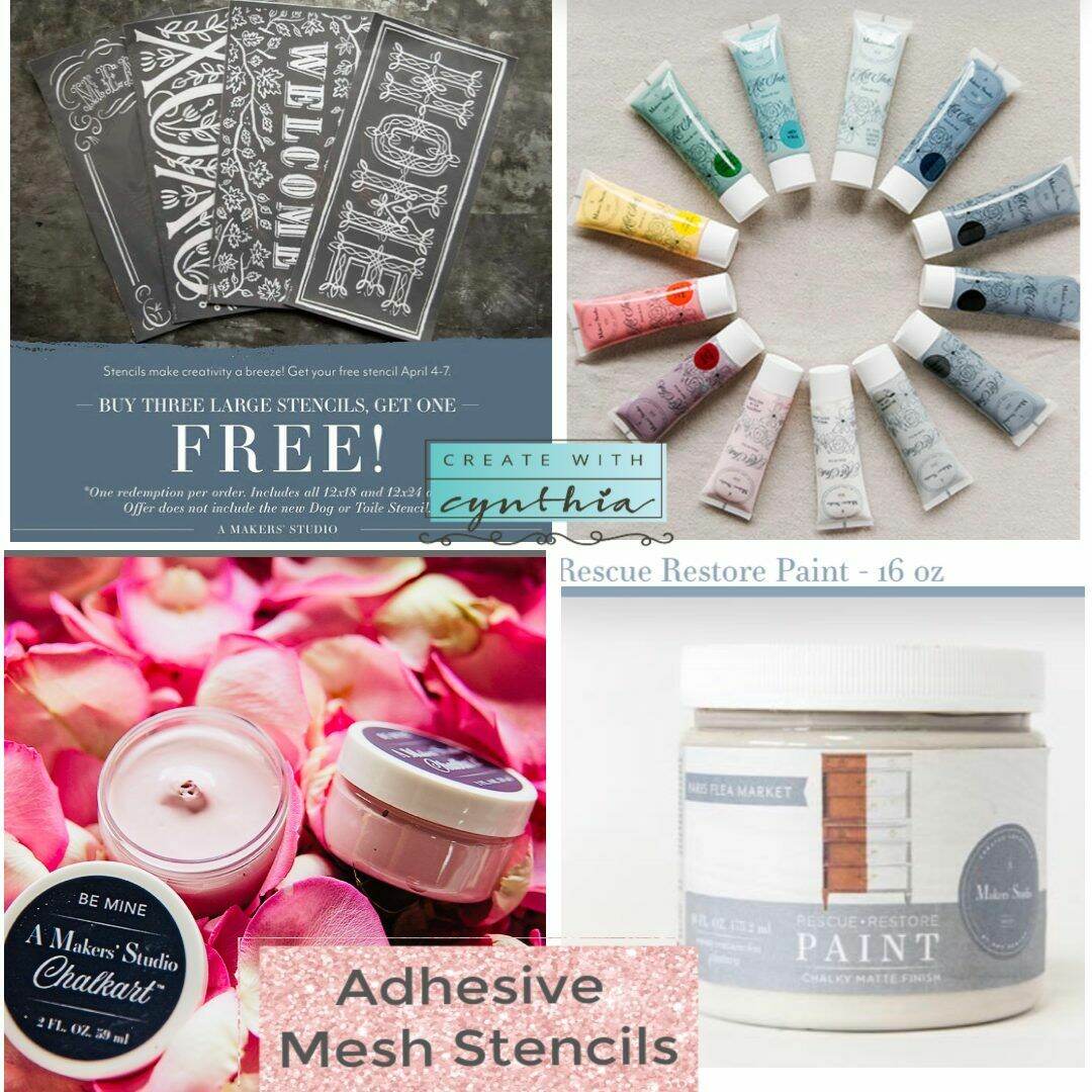 Stenciling on any surface! | Create With Cynthia