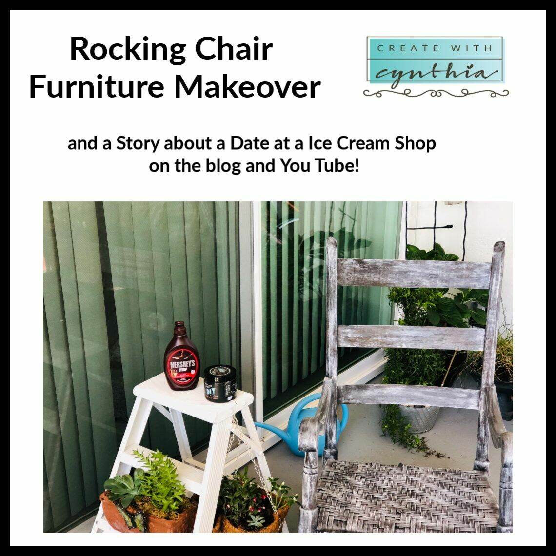 Rocking Chair Furniture Makeover! | Create With Cynthia