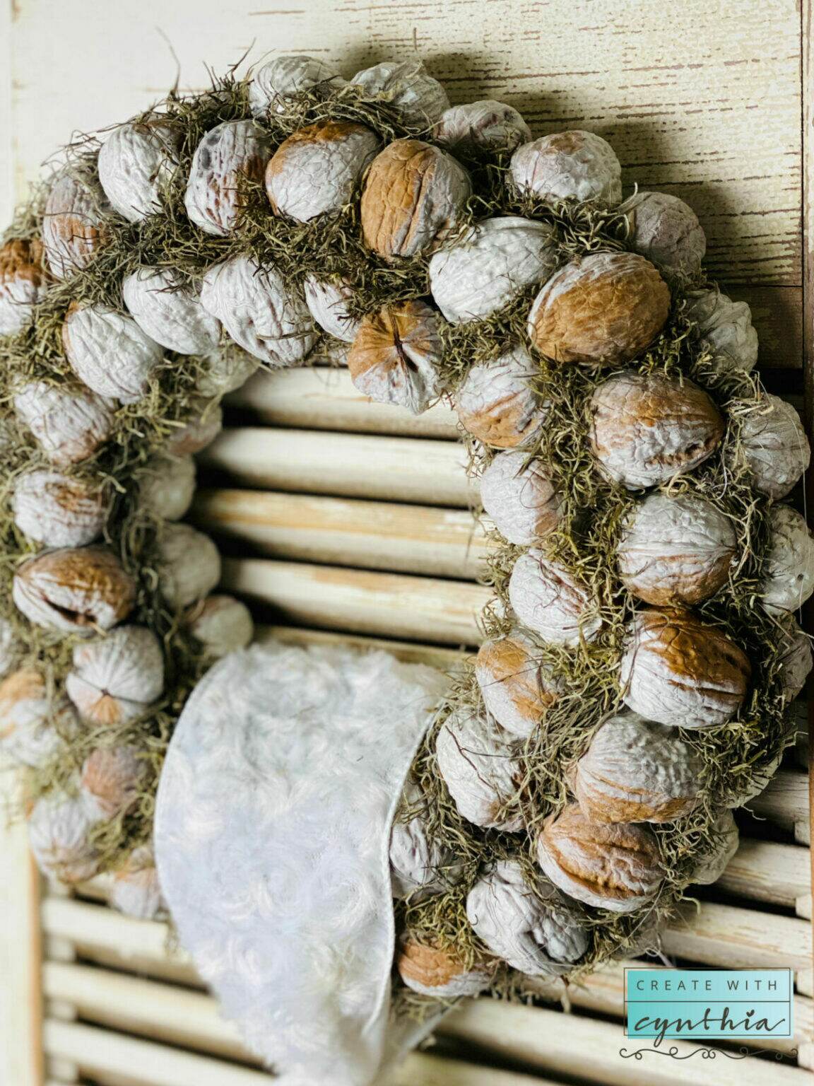 Walnut Wreath DIY! | Create With Cynthia