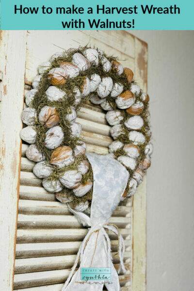 Walnut Wreath DIY! | Create With Cynthia